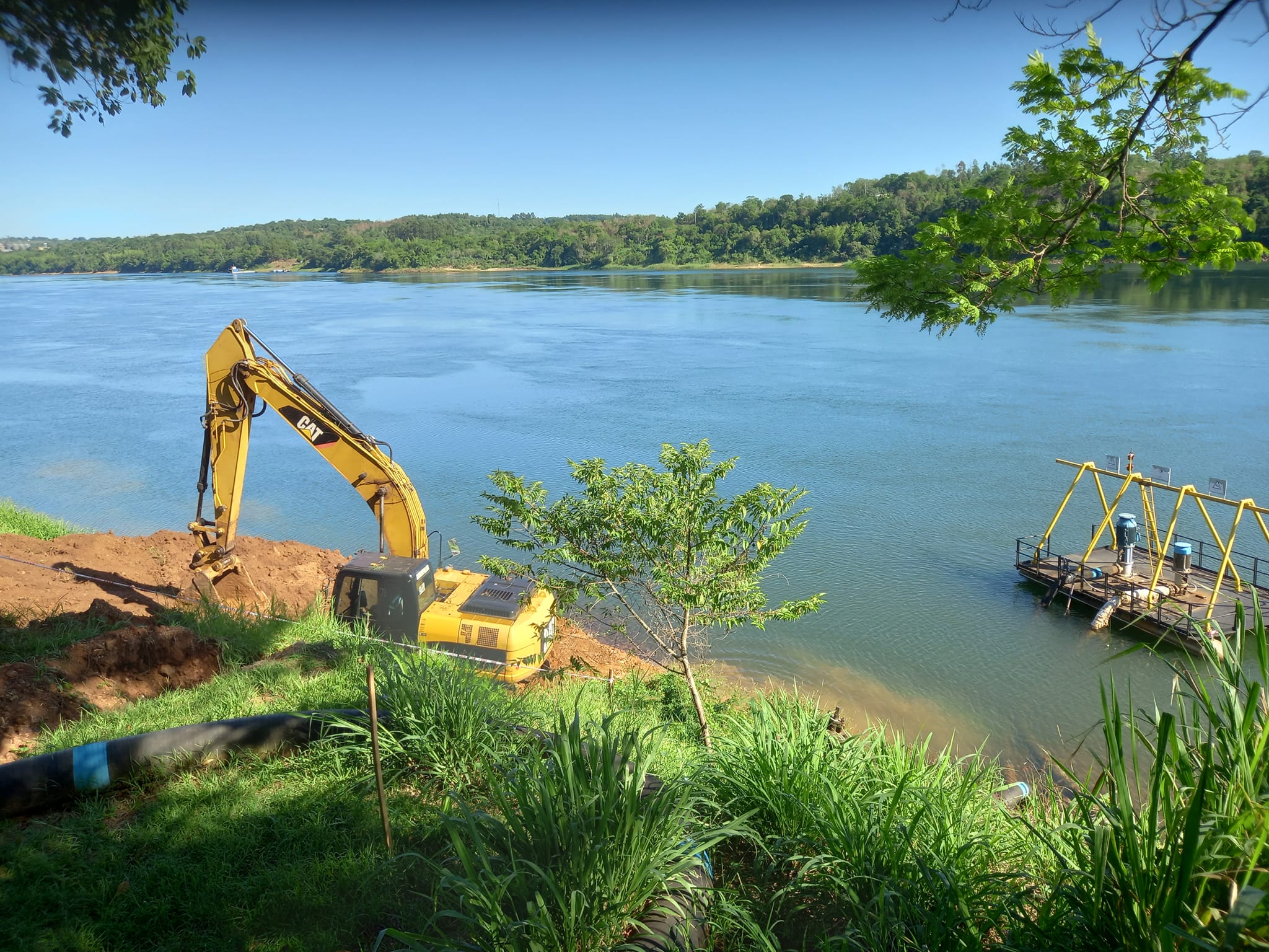 Comienzan los trabajos para la construcción del muelle de toma para ...